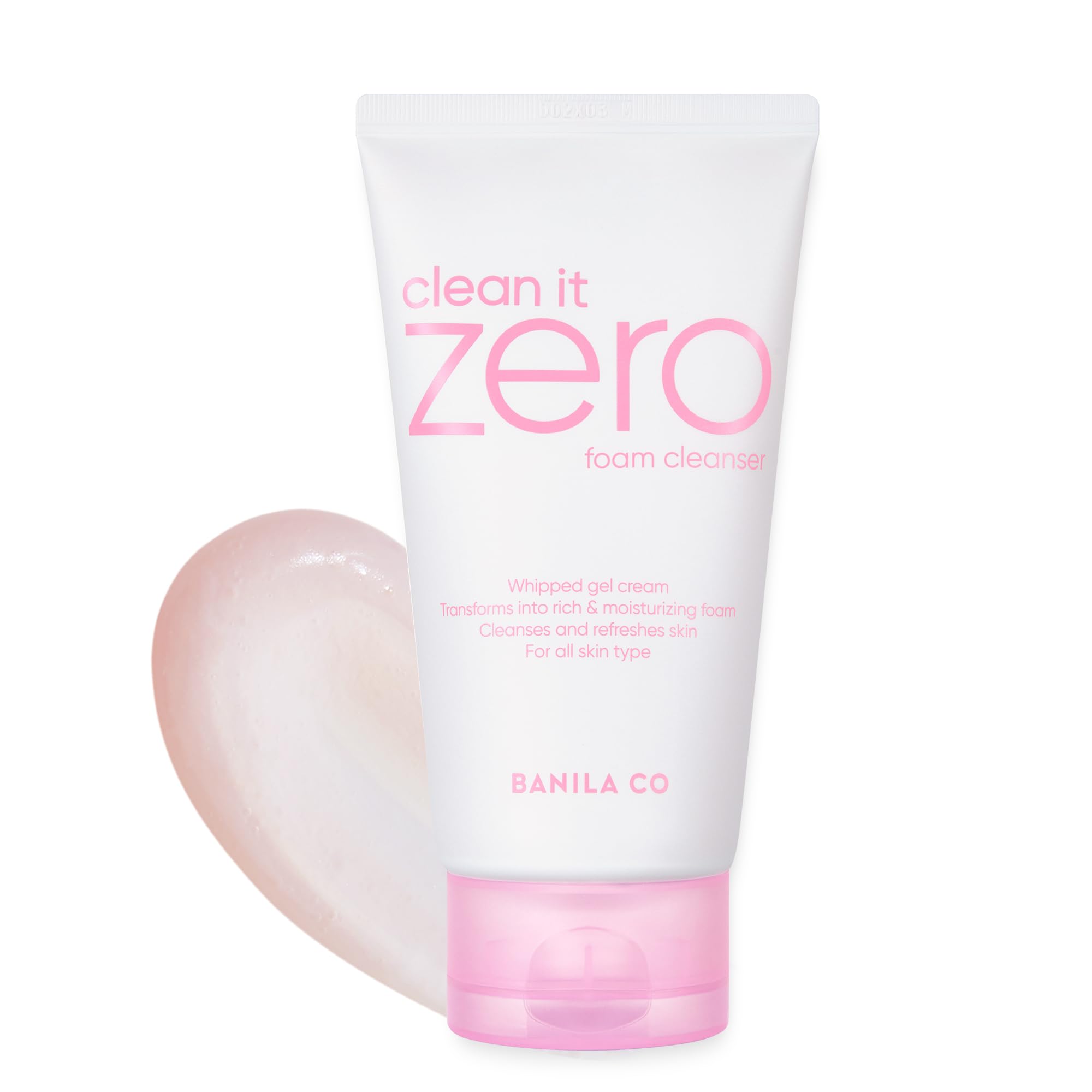 BANILA CO NEW Clean It Zero Foam Cleanser 150ml, all skin types, creamy foam cleanser with natural herbs