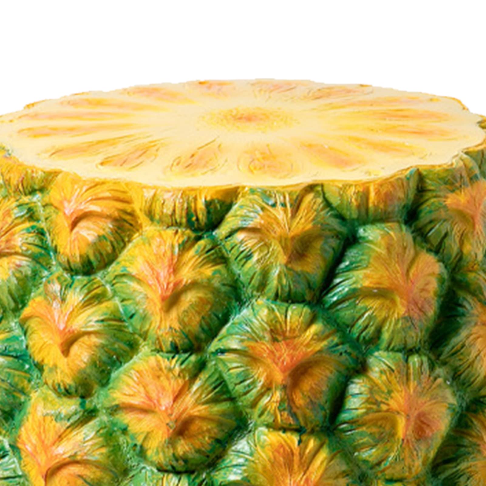 AONYAYBM Simulated Food Stool, Resin Fruit Stool with Anti Slip Pads, Fun Ingenious Decorative Shoe Changing Stool, Retro Light Weight Foot Stool, Multifunctional Foot Ottoman for Home(Ananas)