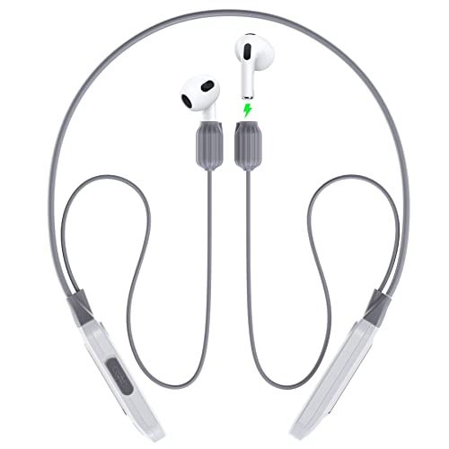 AirPods Strap with Smart Portable Power Supply for AirPods Pro 1, Airpods 1/2/3, Anti-Lost Neck Rope with Charger Power Bank (Not for AirPods Pro 2)