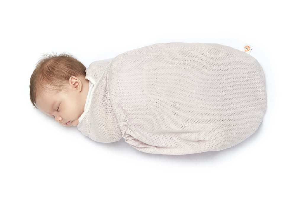 Ergobaby Swaddle Wrap, Lightweight Swaddler, Sand
