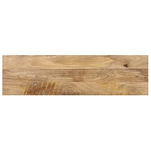 Coffee Table,Couch Table,Rustic Table,Side Table,Farmhouse Table,Living Room Table,Console Table,Vintage Style,Accent Table,for Home,Office,Living Room,Dining Room,35.4"x11.8"x15.7" Solid Mango Wood