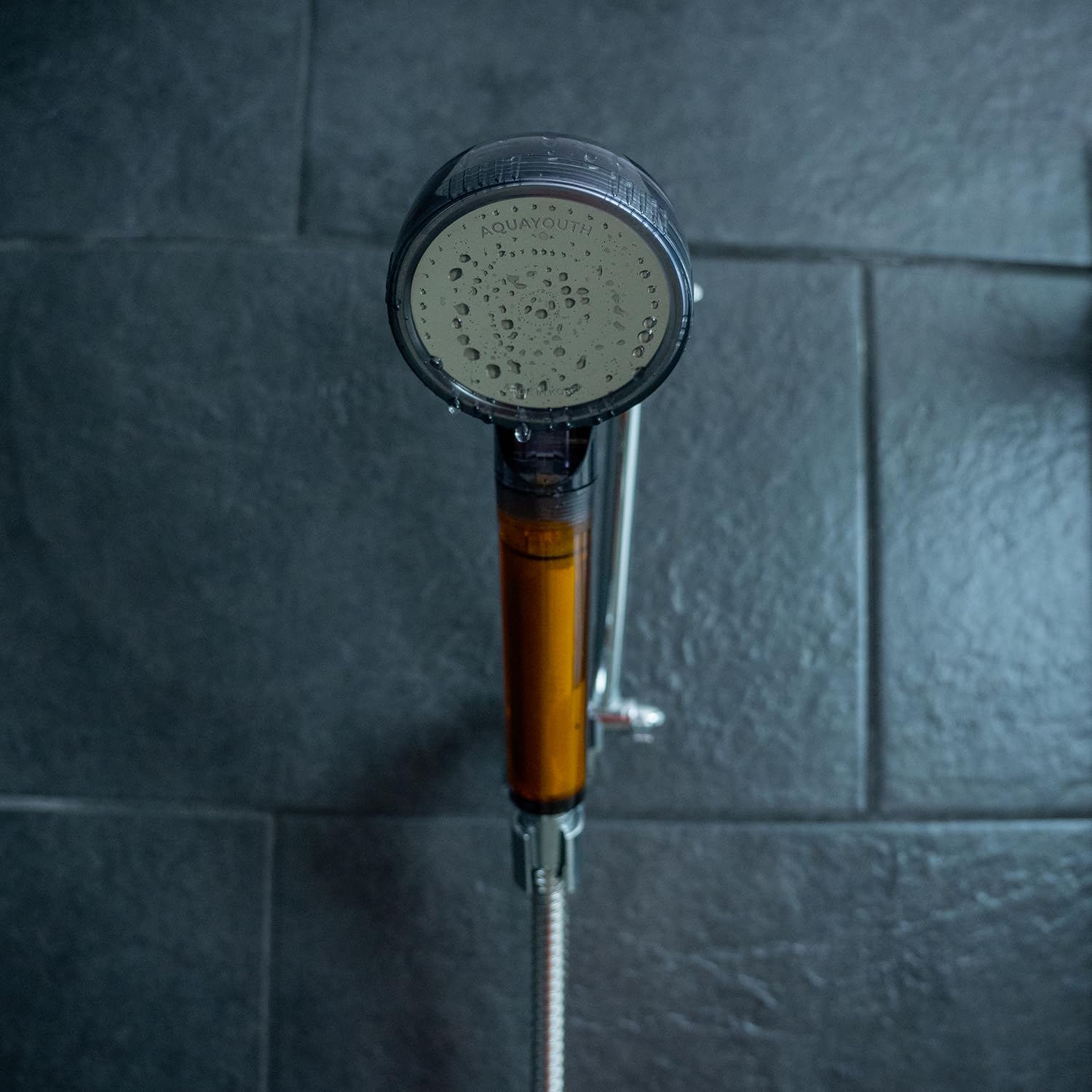 AquaYouth Vitamin C Handheld Shower Head | Built-in Vitamin C + Ceramic Balls Reduces Chlorine & Chloramine, While Improving Skin and Hair Health