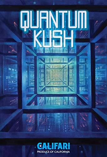 Califari Quantum Kush : Vivid Strain Art Wall Poster, Decor for a Home, Dorm, Store, Dispensary, or Smoke Shop - 13" x 19" Lithograph Print