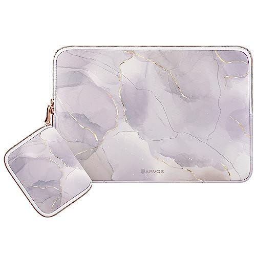 ARVOK 13 13.3 14 inch Laptop Sleeve Case for MacBook Air 13 inch/MacBook Pro 13 inch/MacBook Pro 14 Water-Resistant Notebook Computer/Tablet Cover Case for HP/Dell/Lenovo/Asus/Acer/Samsung with Pouch