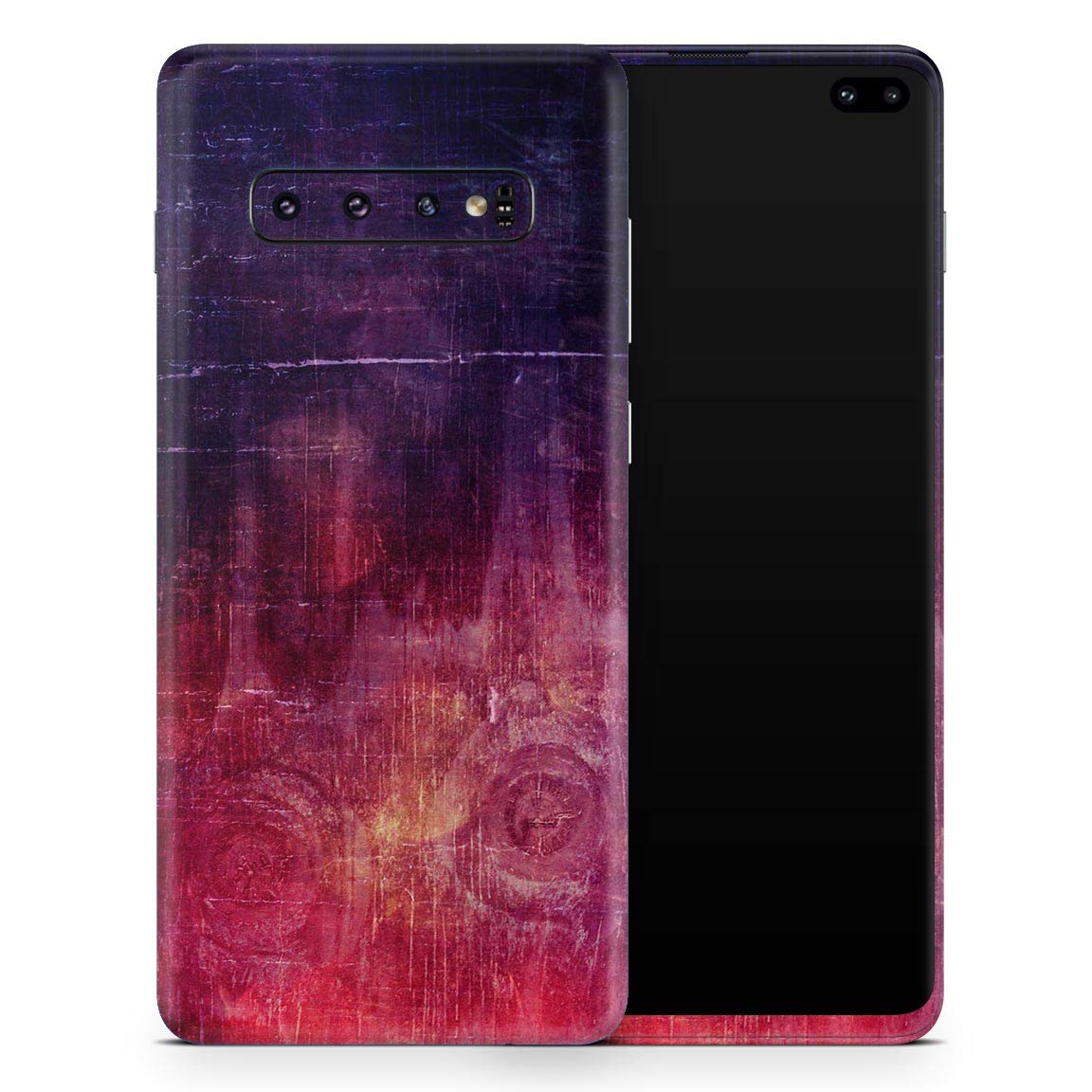 DesignSkinz Abstract Fire & Ice V6 Protective Vinyl Decal Wrap Skin Cover Compatible with The Samsung Galaxy S20 (Screen Trim & Back Glass Skin)