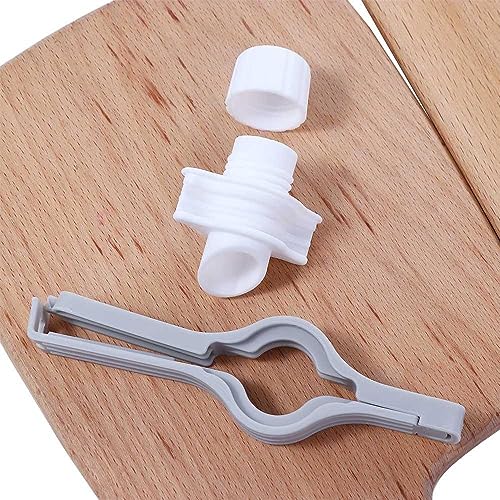 6Pcs Food Sealing Clips,Food Storage Sealing Clips with Pour Spouts Reuseable Plastic Bag Sealing Clips for Kitchen Food Storage and Organization