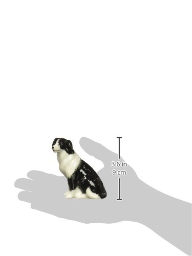 Cosmos Gifts Ceramic Border Collie Salt and Pepper Set, 2-1/2-Inch