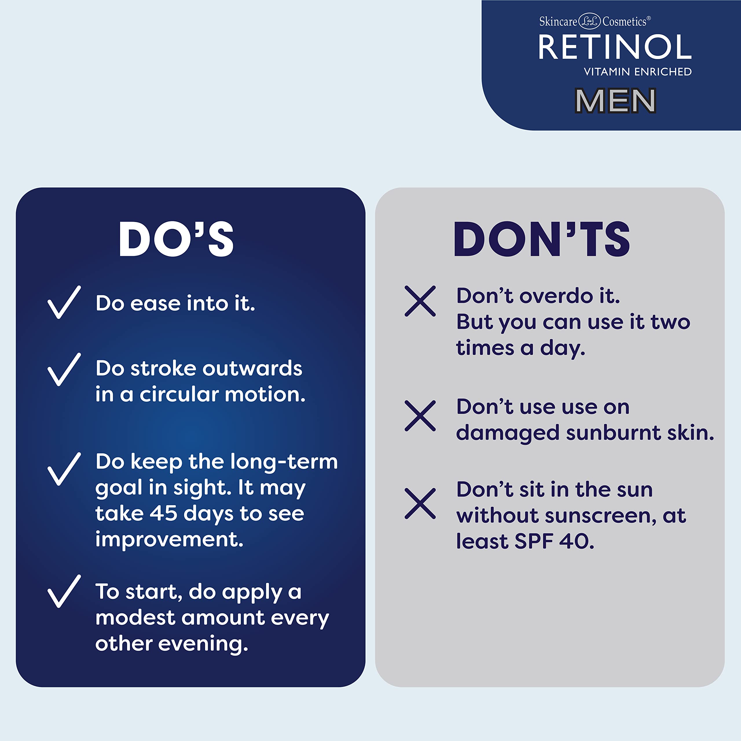 Retinol Men Facial Wipes Anti-Aging Cleansing Towelettes - Quickly cleanse face from sweat, oil and pore-clogging dirt without any heavy residue