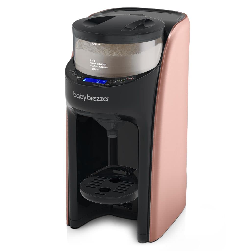 Baby Brezza Formula Pro Advanced Formula Dispenser Machine - Automatically Mix a Warm Formula Bottle Instantly - Easily Make Bottle with Automatic Powder Blending, Rose Gold