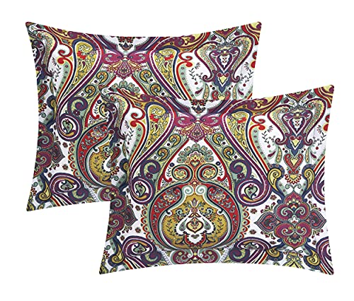 Chic Home Mumbai 8 Piece Reversible Comforter Set/Printed Luxury Bed in a Bag, Queen