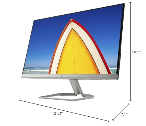 HP 24f LED Display 60.5 cm (23.8") Full HD Silver