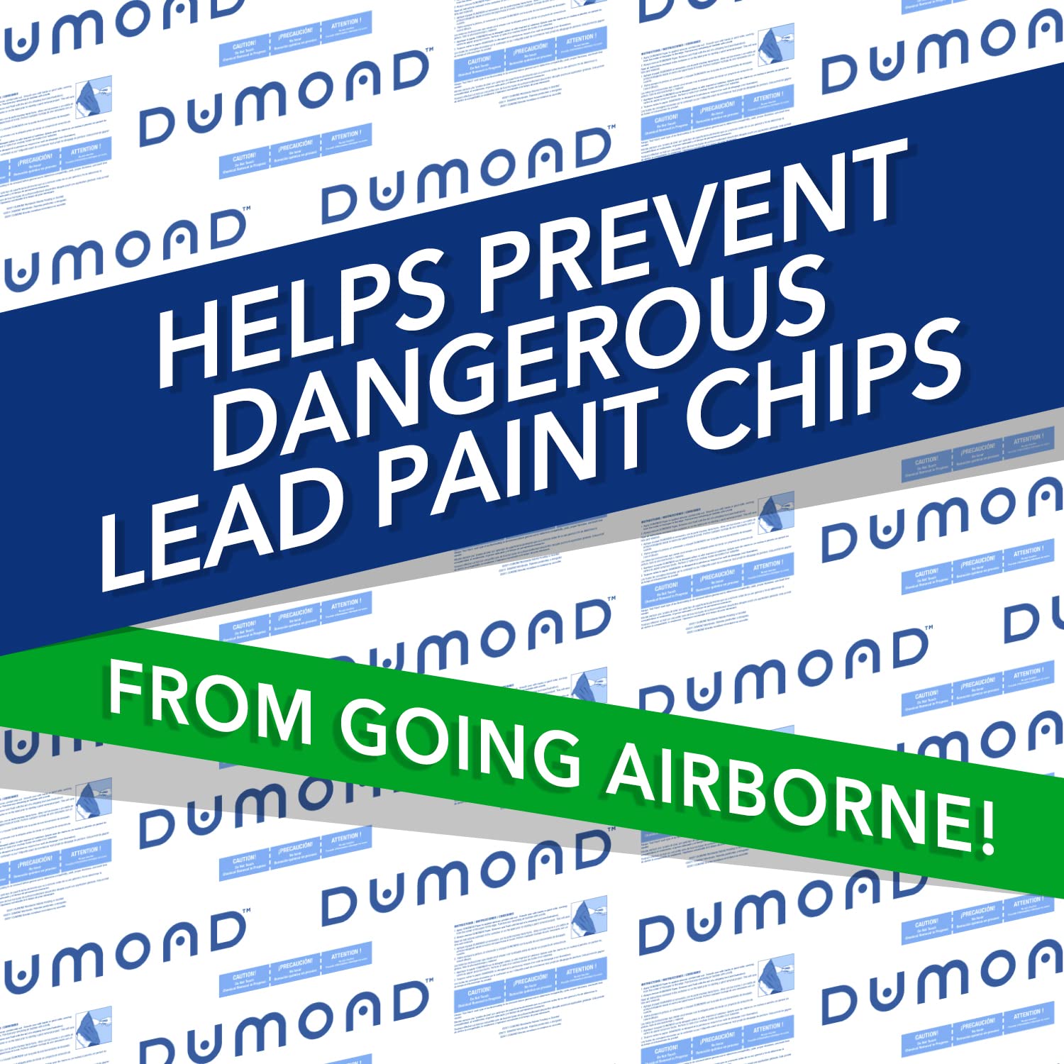Dumond Laminated Paper - Keeps Dumond Paint Removers in Wet State - Extends Product Life & Speeds Removal - Traps Paint Flakes & Debris - Easy Disposal of All Paint Residue - 1 Roll, 13β x 300 ft.