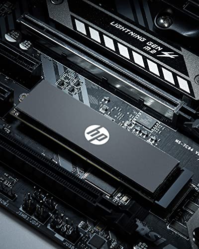 HP FX900 1TB NVMe Gen4 Gaming PC SSD - PCIe 4.0, 16 Gb/s, M.2 2280, 3D TLC NAND Internal Solid State Hard Drive Up to 5000 MB/s - 57S53AA#ABB