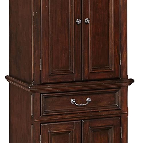 Colonial Classic Dark Cherry Pantry Cabinet by Home Styles