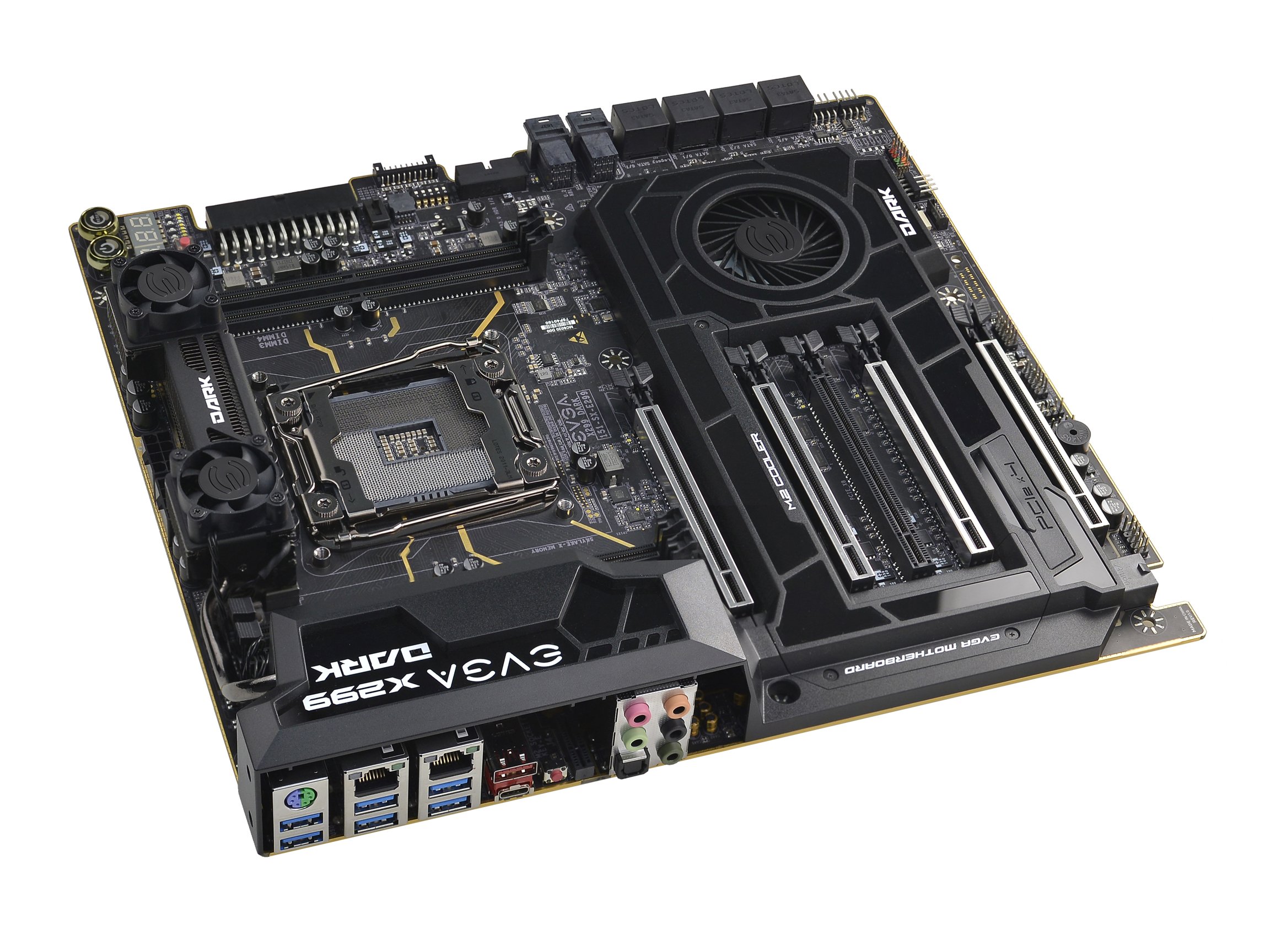 EVGA X299 Dark, LGA 2066, Intel X299, SATA 6Gb/s, USB 3.1, USB 3.0, EATX, Intel Motherboard 151-SX-E299-KR