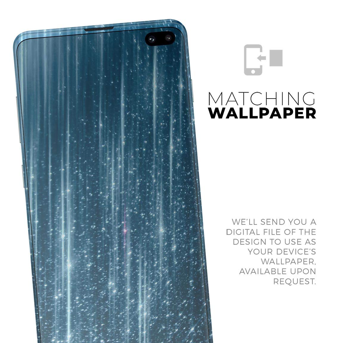 DesignSkinz Radiant Blue Scratched Surface Protective Vinyl Decal Wrap Skin Cover Compatible with The Samsung Galaxy S20 (Screen Trim & Back Glass Skin)
