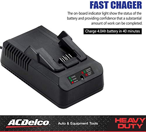 ACDelco ARI20174-PM P20 Series 20V Cordless Li-ion 1/2β 369 ft-lbs. Heavy Duty Brushless Impact Wrench Tool Kit