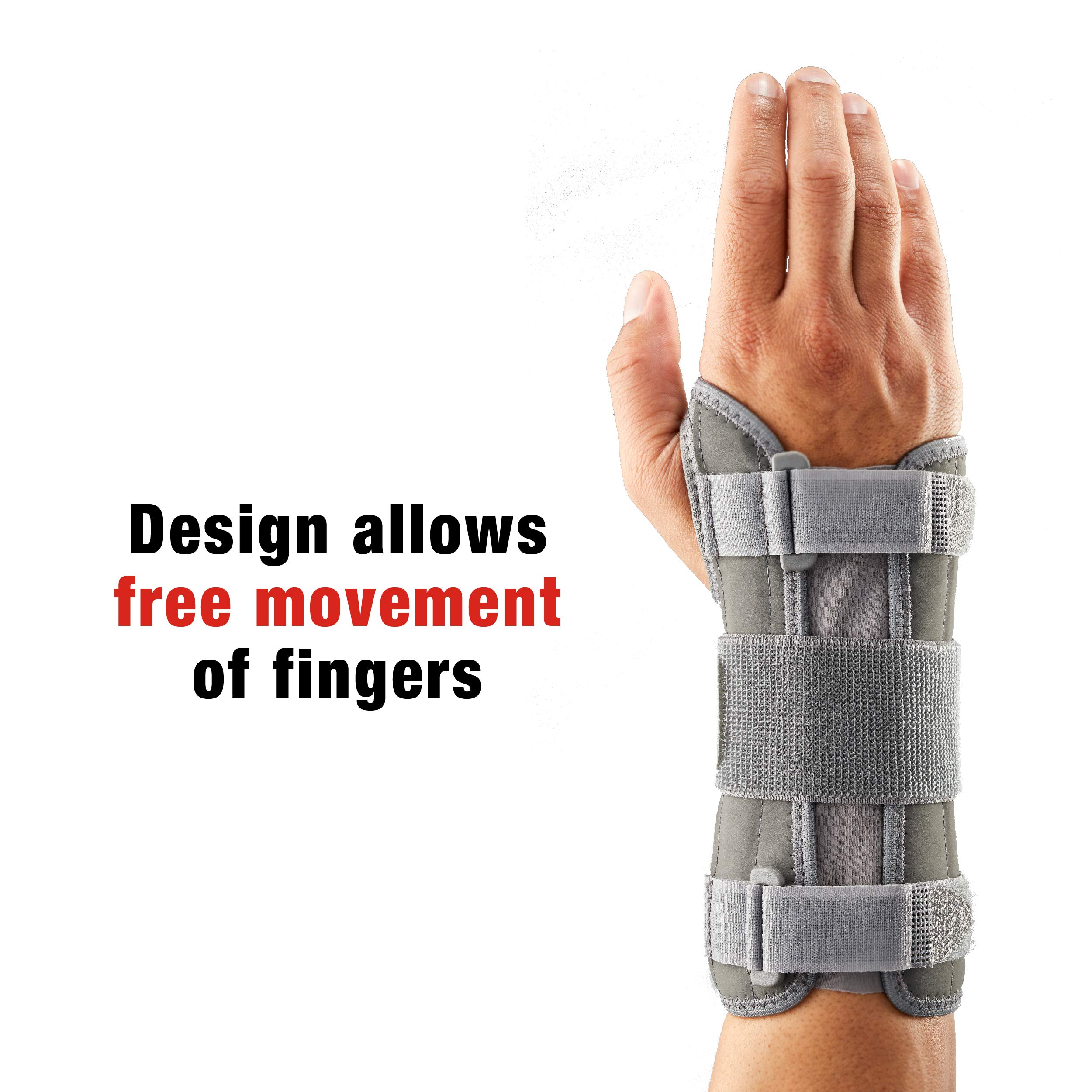 ACE B074P9L1Y2 Brand Carpal Tunnel Wrist Stabilizer with Memory Foam Palm, One Size Fits Most