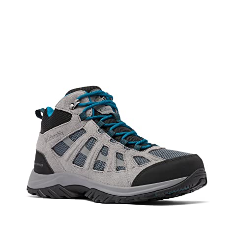 Columbia Men's Redmond III Mid Waterproof Hiking Shoe, Graphite/Black, 11