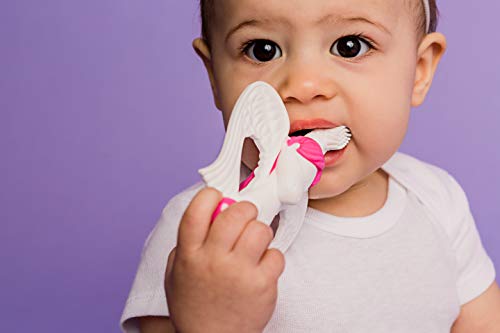 Baby Banana - Magical Unicorn Toothbrush , Training Teether Tooth Brush for Infant, Baby, and Toddler