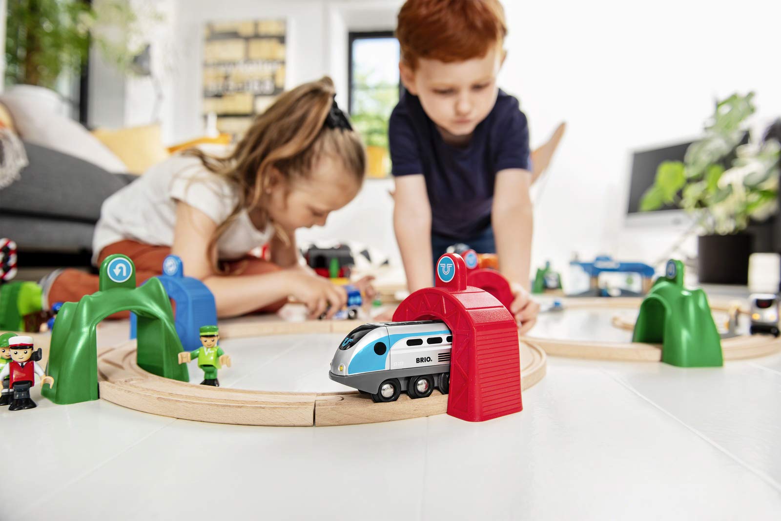 BRIO World - 33918 Smart Railway Workshop | 3 Piece Toy Train Accessory for Kids Ages 3 and Up,Multi