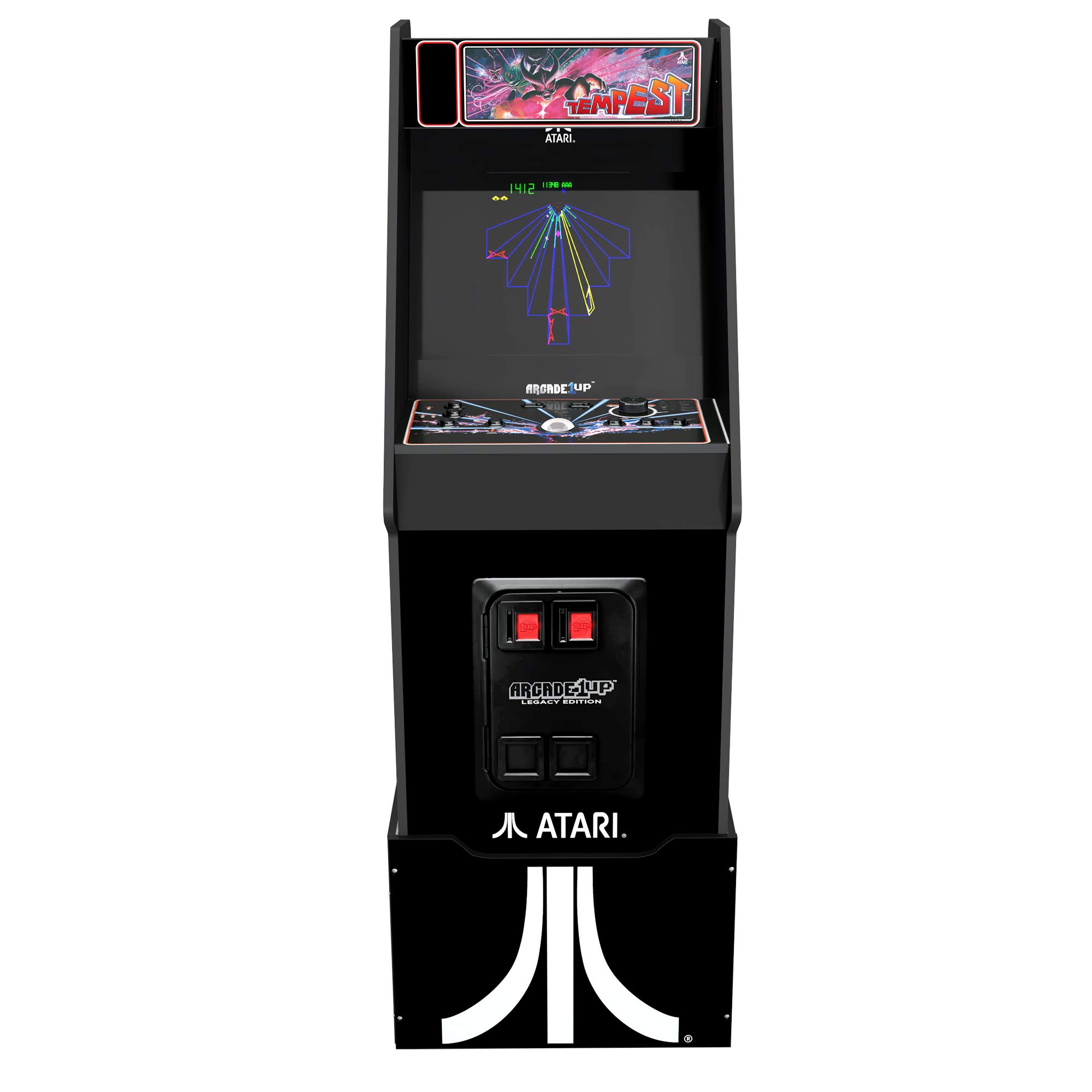 Arcade1Up Tempest Atari Legacy Edition Home Arcade Machine, full size stand-up cabinet, 12 classic games