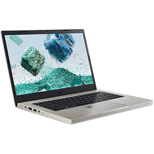 Acer 2023 Aspire Vero AV14 14" FHD Business Laptop, 12th Gen Intel 10-Core i7-1255U, 16GB DDR4 RAM, 1TB PCIe SSD, WiFi 6, Backlight KB, Fingerprint Reader, Windows 11 Pro, BROAG HDMI Cable