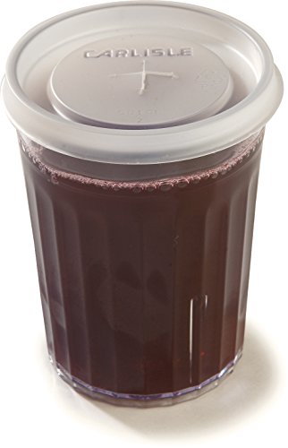 Carlisle FoodService Products Plastic Bistro Tumbler, 10 Ounces, Clear