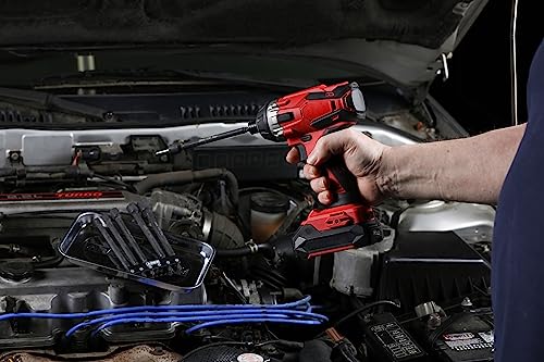 ARES 70650-6-Piece SAE Magnetic Impact Nut Driver Bit Set - Impact Grade Nut Setters with Industrial Strength Magnets