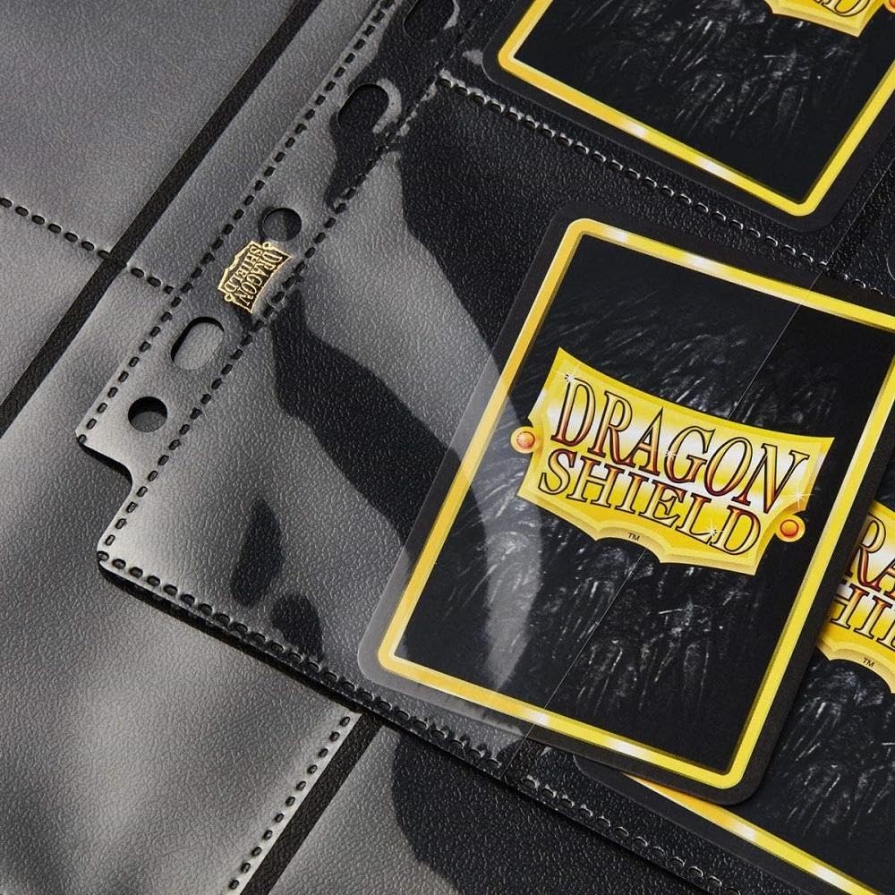 Arcane Tinmen AT-10301 Portfolio: Dragon Shield 18-Pocket Collectors Black (50)