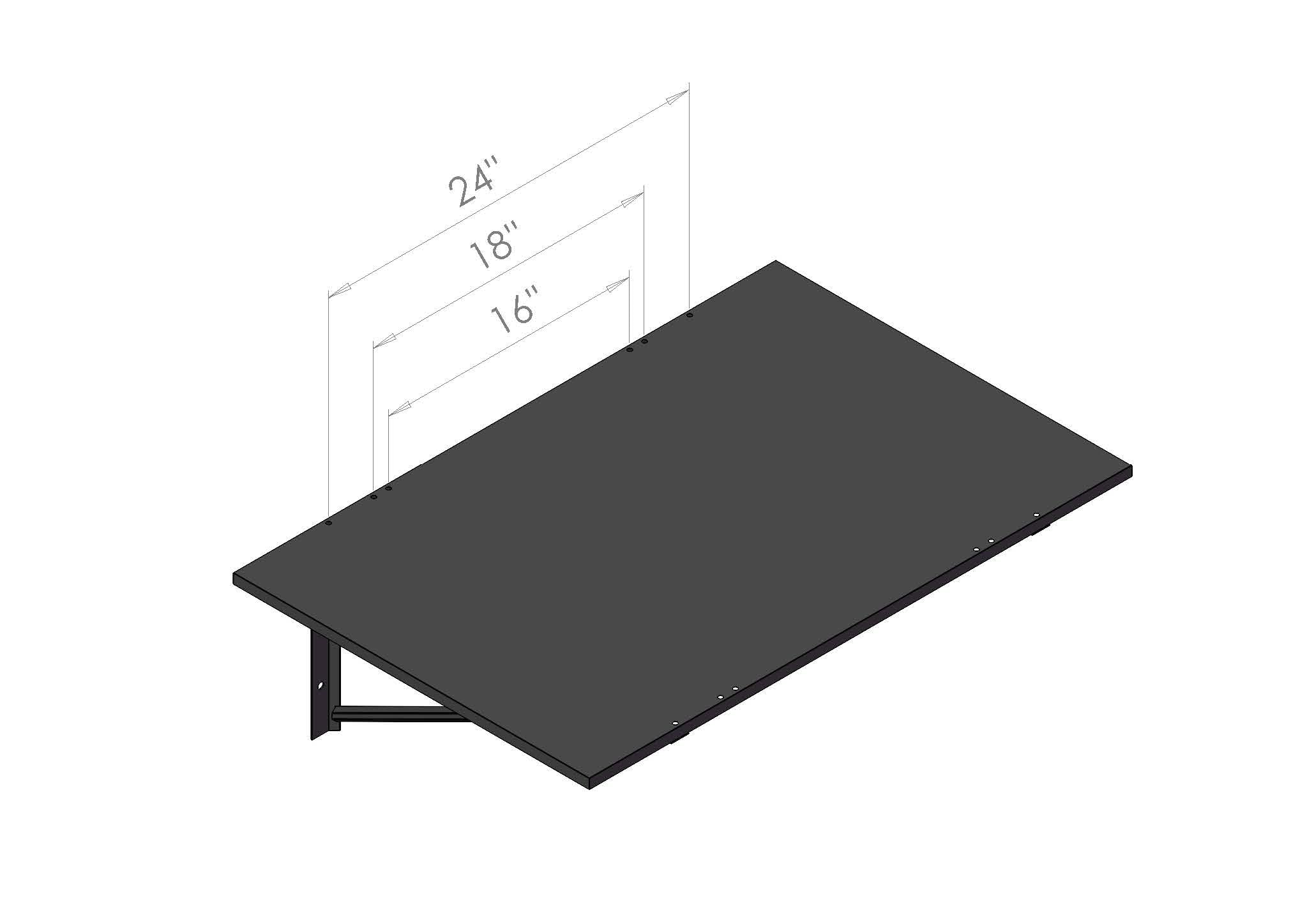 AbyssZen 2Pack 2x6ft Garage Shelving, New Upgraded Whole Iron Plate Structure, 24“ by 72” Wall Shelf Garage Storage Rack Floating Shelves, 800 LBS Weight Capacity Floating Shelves