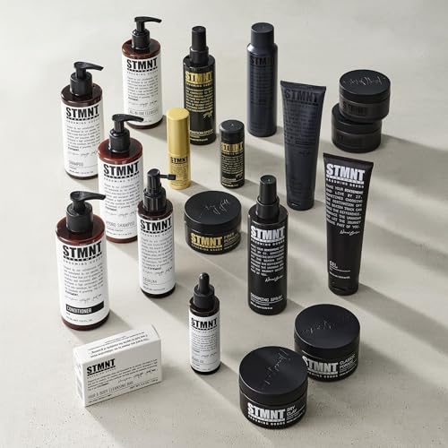 STMNT Grooming Goods Conditioner, 9.3 oz,Softens Hair,Restores Shine,Moisturizing Formula,Activated Charcoal & Menthol,All Hair Types