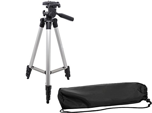 50" Inch Camera Tripod, 72" Inch Monopod with Quick Release, 12" Inch Flexible Tripod with Wrapable Disc Legs, Tripod Mount for All GoPro HERO Cameras & an eCostConnection Microfiber Cloth