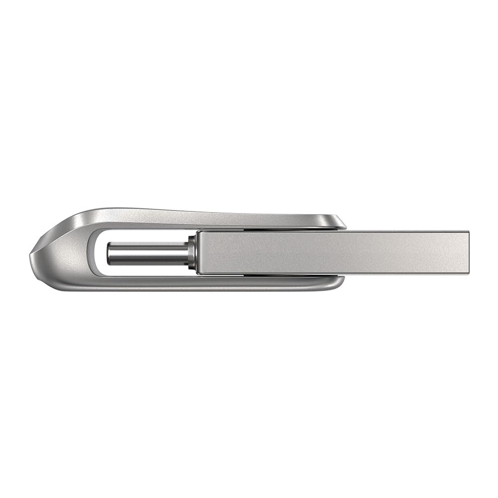 SanDisk Ultra Dual Drive Luxe USB 3.0, USB 2.0 Type-C 256GB, Metal Pendrive for Mobile