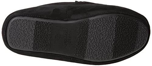 Amazon Essentials Women's Moccasin Slipper, Black, 7