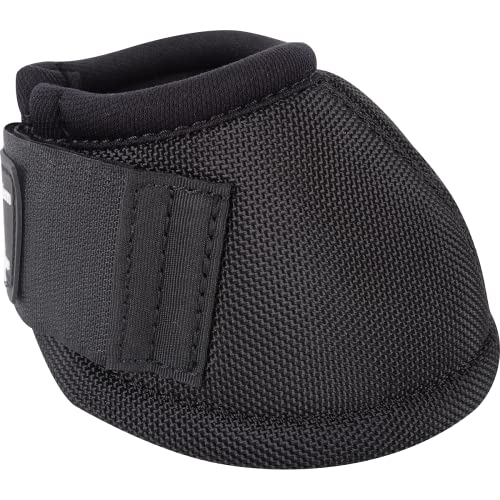Classic Equine Dyno Turn Bell Boots, Black, Large