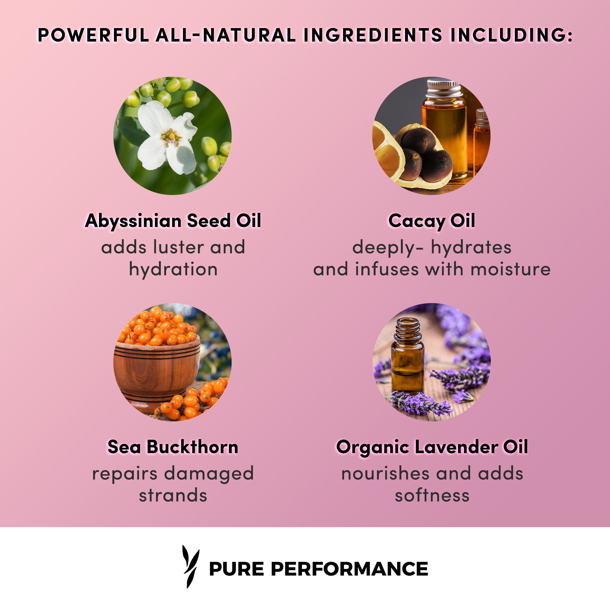PURA D'OR Intense Therapy Shampoo & Conditioner Set (16oz x 2) Repairs Damaged, Distressed, Over-Processed Hair with Select Natural Ingredients, No Sulfates, All Hair Types, Men & Women
