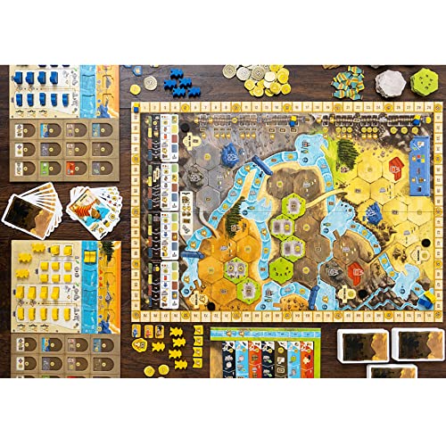 Capstone Games: Boonlake Hand Management, Exploration Strategy Board Game, 1-4 Players, Ages 14+, 40 Minute per Player Game Play Multicolor
