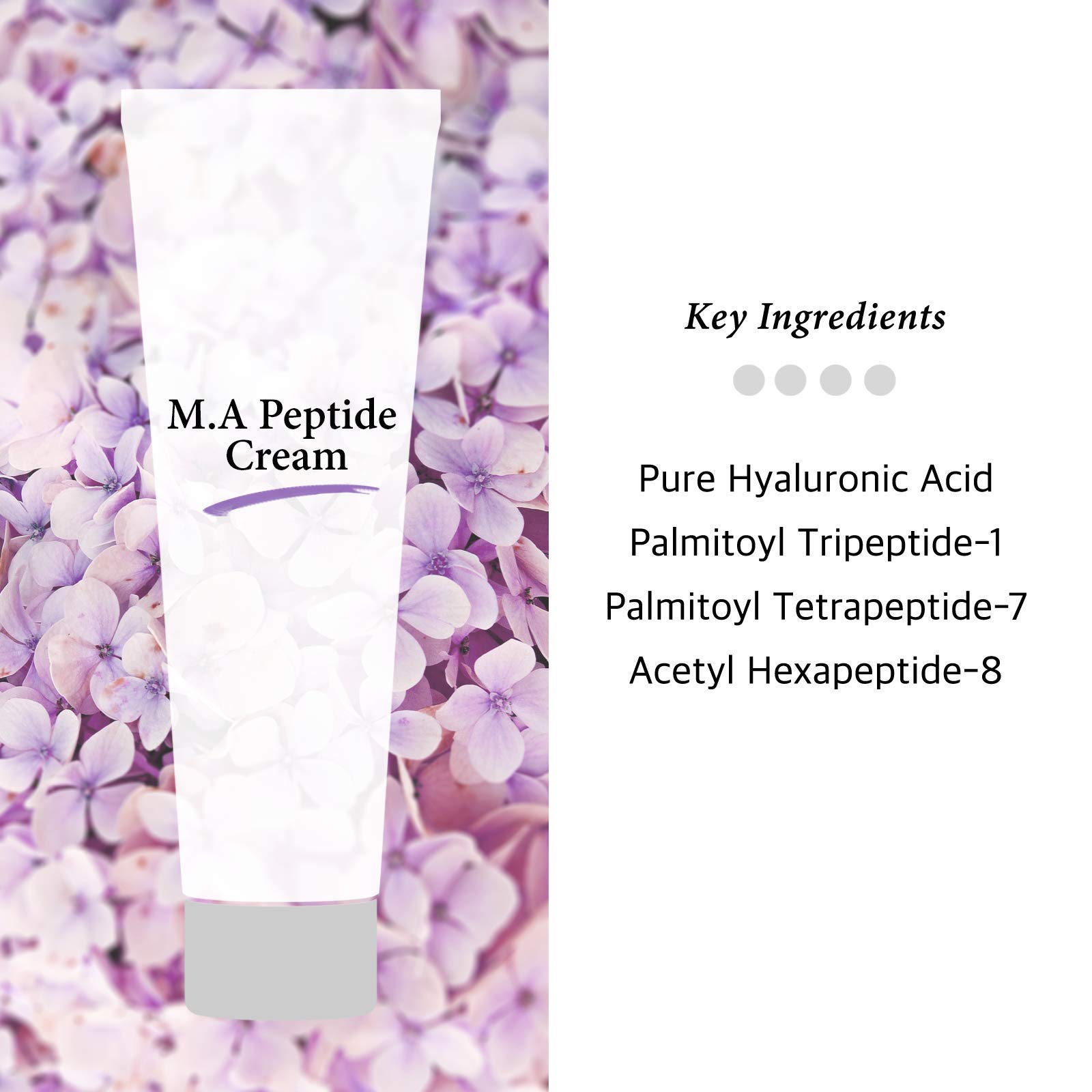 Peptide Complex Facial Serum with Matrixyl 3000 & Argireline for Face/Neck - Deep Wrinkles, Heals and Repairs Skin, for Face, 1.5 Fl Oz (45ml)