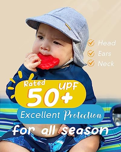 FURTALK Baby Sun Hat UPF 50+ UV Ray Sun Protection Cotton Toddler Hats for Boys Girls