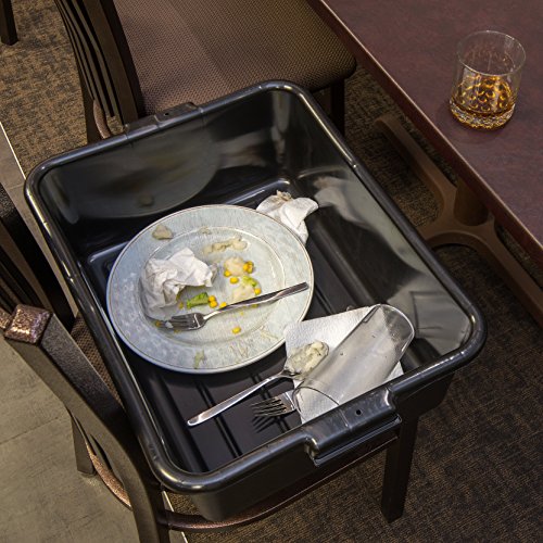 Carlisle FoodService Products 4401103 Comfort Curve Bus Box/Tote Box, 7" Deep, Black