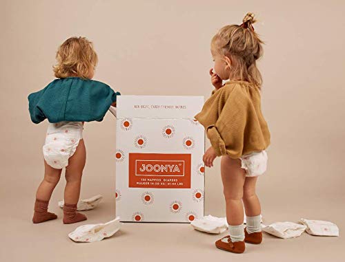 Joonya Baby Diapers - Size 4 Toddler (22-33 lbs) - 1 Bag of 50 Count - NonToxic, Eco-Friendly, Ultra Slim, Overnight Use - **New Range Available Separately**