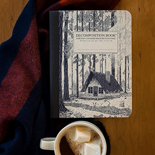 Decomposition Redwood Creek College Ruled Composition Notebook - 9.75 x 7.5 Journal with 160 Lined Pages - Notebooks for School Supplies, Home & Office - 100% Recycled Paper - Made in USA
