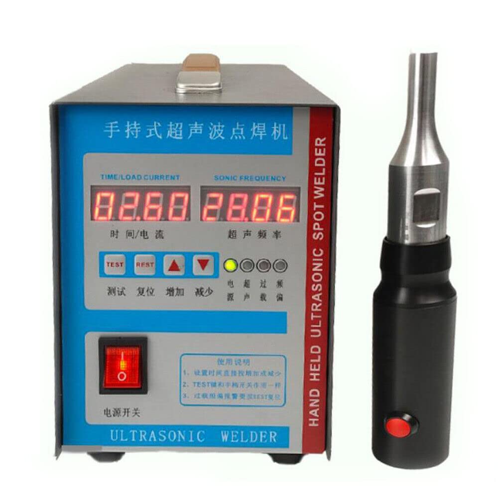 700W Portable Spot Welding Equipment, High Frequency Ultrasonic Spot Welder Handheld Plastic Welding Machine