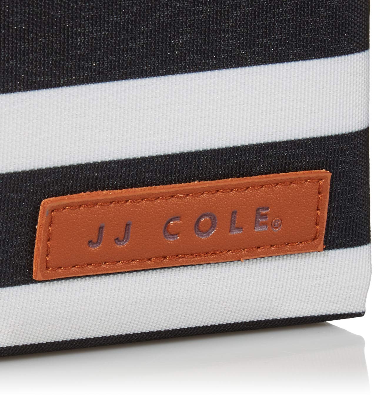 JJ Cole Diaper Changing Clutch for Baby Diapers and Wipes, Black & White Stripes