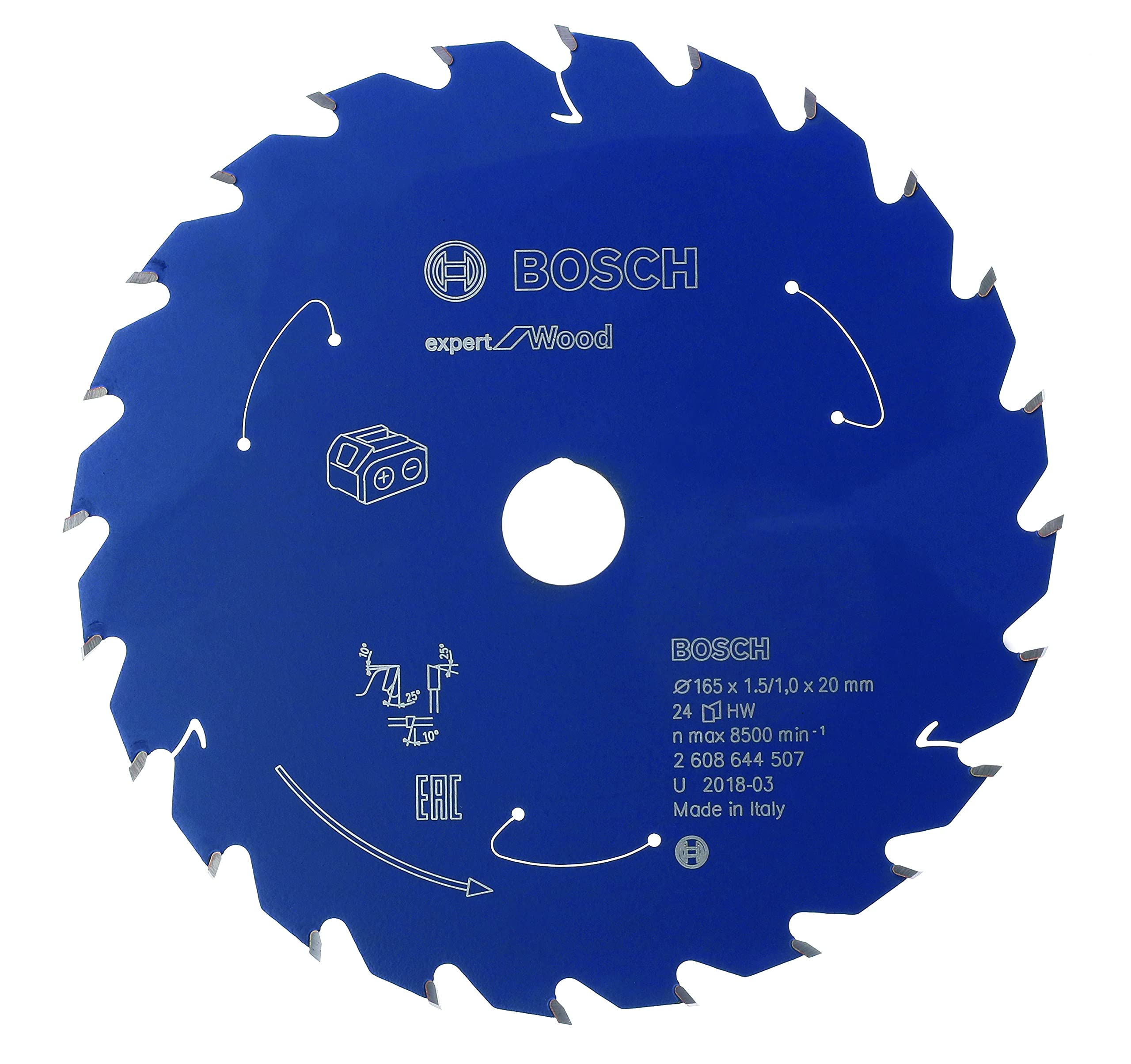 Bosch Professional Circular Saw Blade Expert (for Wood, 305 x 30 x 2.2 mm, 96 Teeth; Accessories: Cordless Circular Saw)