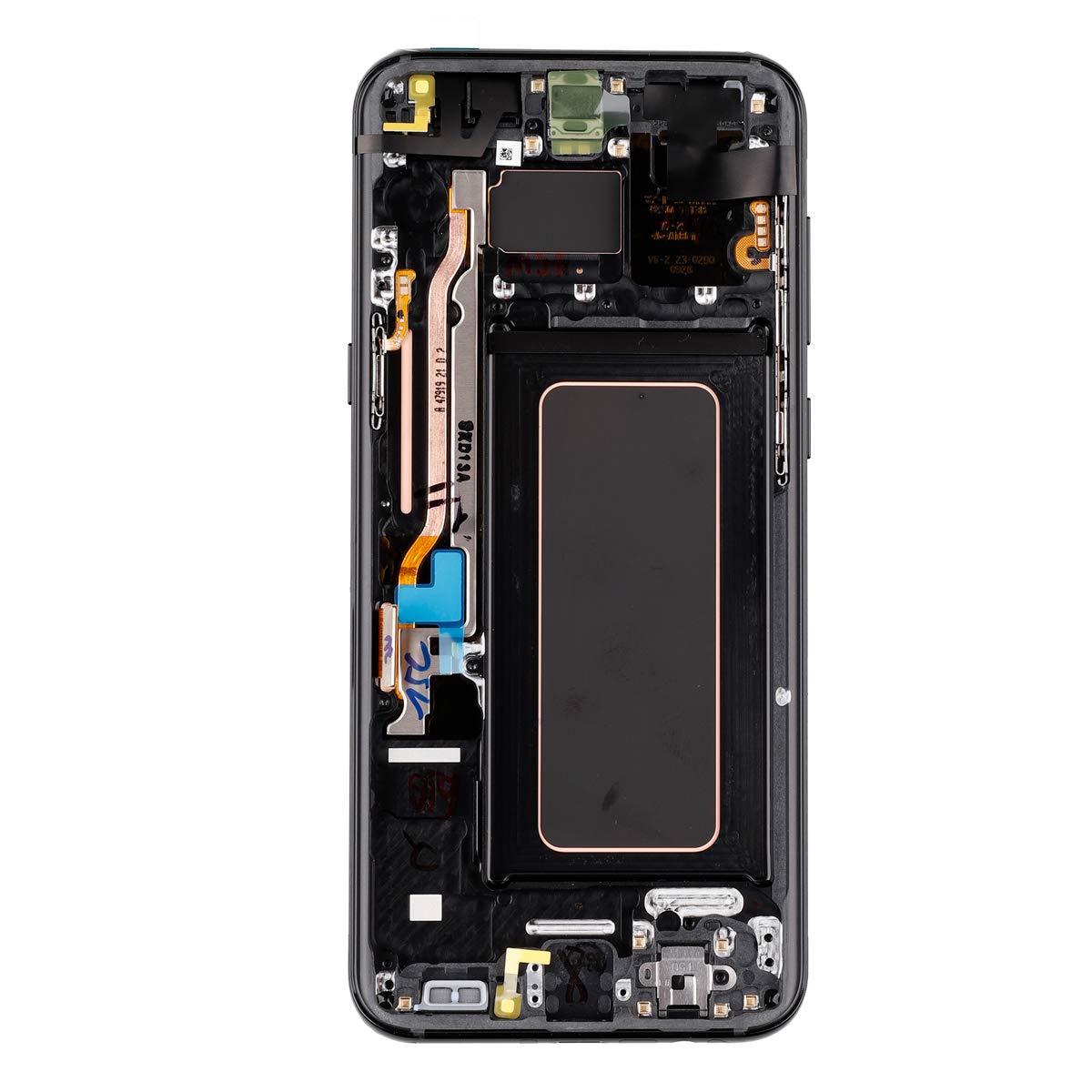 New Super AMOLED Screen Compatible with Samsung Galaxy S8+ Plus G955F G955A G955P G955V G955T G955R4 LCD Touch Screen Display Assembly with Frame + Tools(Black)
