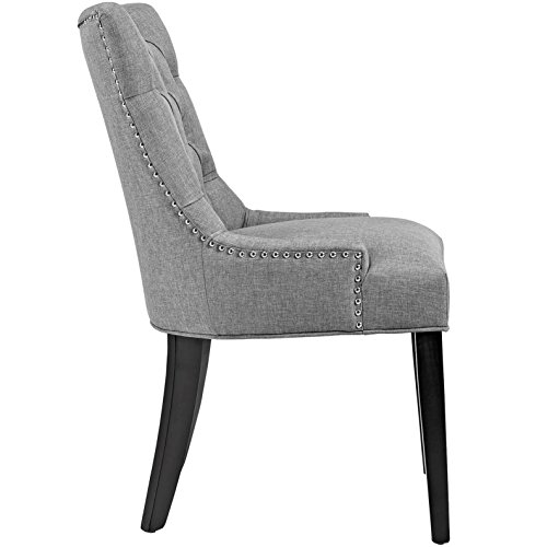 America Luxury - Chairs Modern Contemporary Urban Design Kitchen Room Dining Chair, Grey Gray, Fabric