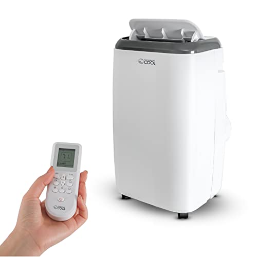 Commercial Cool CPT08HWB Air Conditioner with Remote Control Portable AC, 12000 BTU+HEAT, White