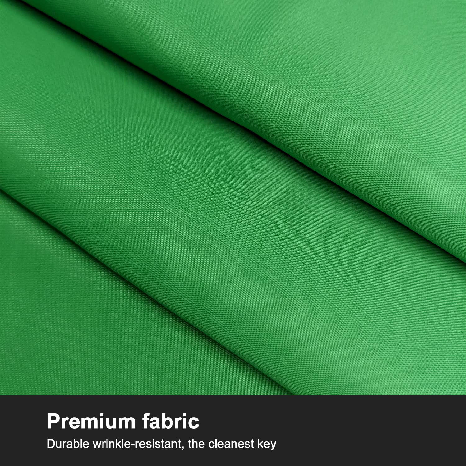 LimoStudio [Extra Large] 10 x 20 ft. (W x H) Chromakey Green Backdrop Background Screen, True Chroma Key Color, 150GSM High Density Premium A+ Grade Synthetic Fabric, Photo Video Studio, AGG3030